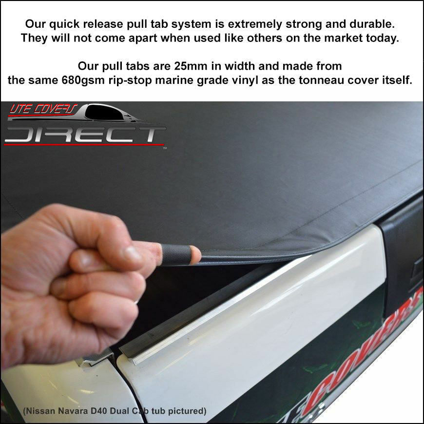 ClipOn Ute/Tonneau Cover for LDV T60 MAX PRO (2022 Onwards) Dual Cab s ...